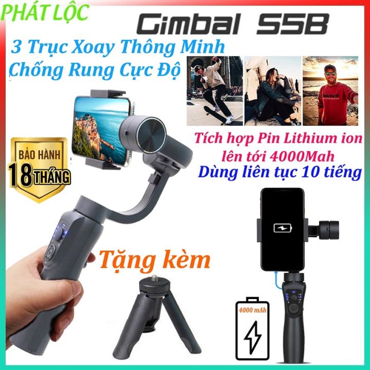 Gimball Chống Rung H4 - Tay Cầm Chống Rung Gimbal Hỗ Trợ Quay Theo Gương Mặt, Gậy Quay Phim Cao ...