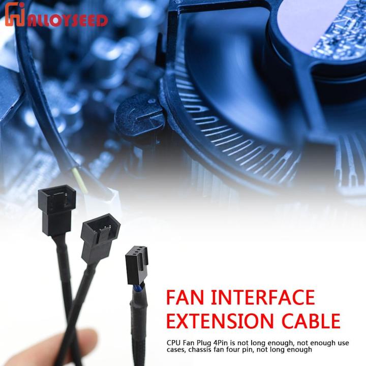 4 Pin Y Splitter Cable 4 Pin PWM Female to 3/4 Pin Motherboard CPU Fan ...