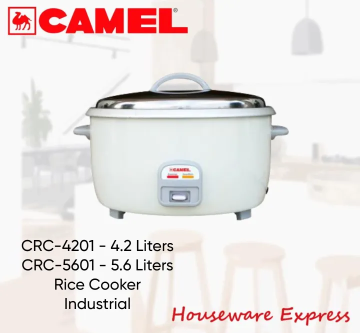 Camel CRC5601/CRC4201 Rice Cooker Industrial 5.6 Liters/4.2 Liters CRC ...