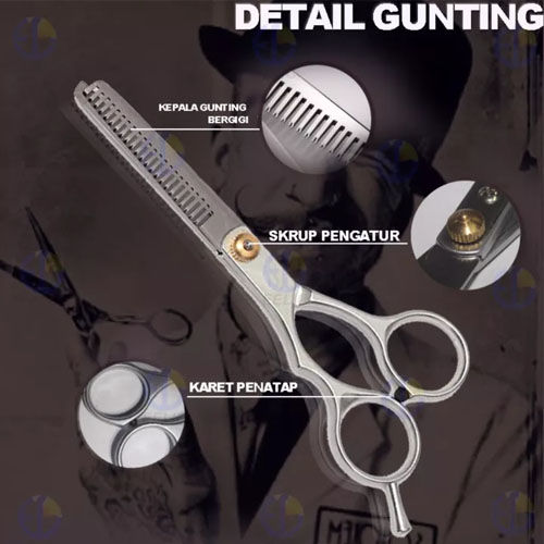 DIAMOND BERJAYA - Alat Cukur Rambut Gunting Sasak Stainless / Sasak ...