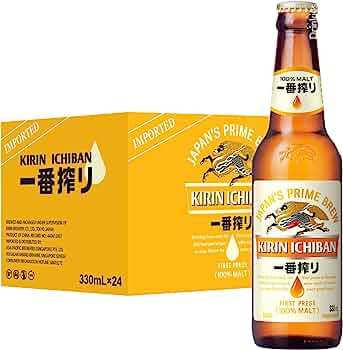 Kirin Ichiban Beer 330ml x 24 bottles (BBD: Jun 2025) | Lazada Singapore