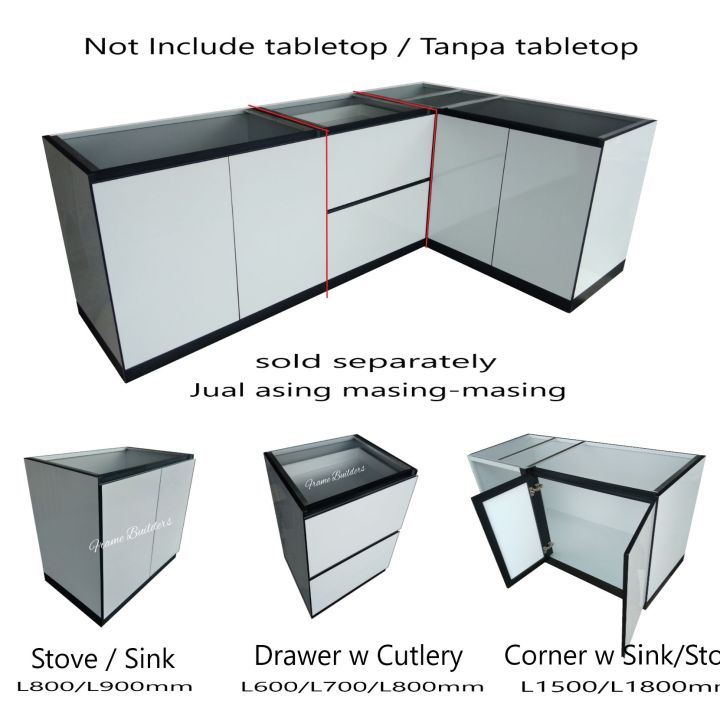 [PRE-ORDER] Kitchen Cabinet /Aluminum Kitchen Cabinet /Kitchen Base ...