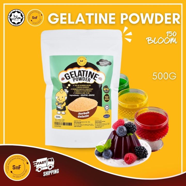 SNF 150 Bloom Gelatine Powder Gelatin Powder Gelatin Halal Gelatin Halal Gelatin Powder Serbuk ...