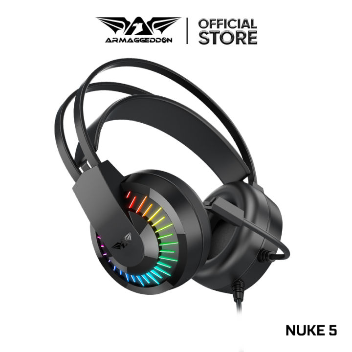 Armaggeddon Nuke 5 Surround Sound 7.1 Gaming Headphone | 40mm Large ...