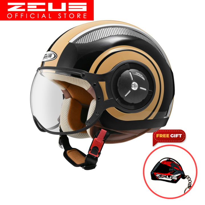 ZEUS ZS-218 Scooter Vespa Helmet | Lazada