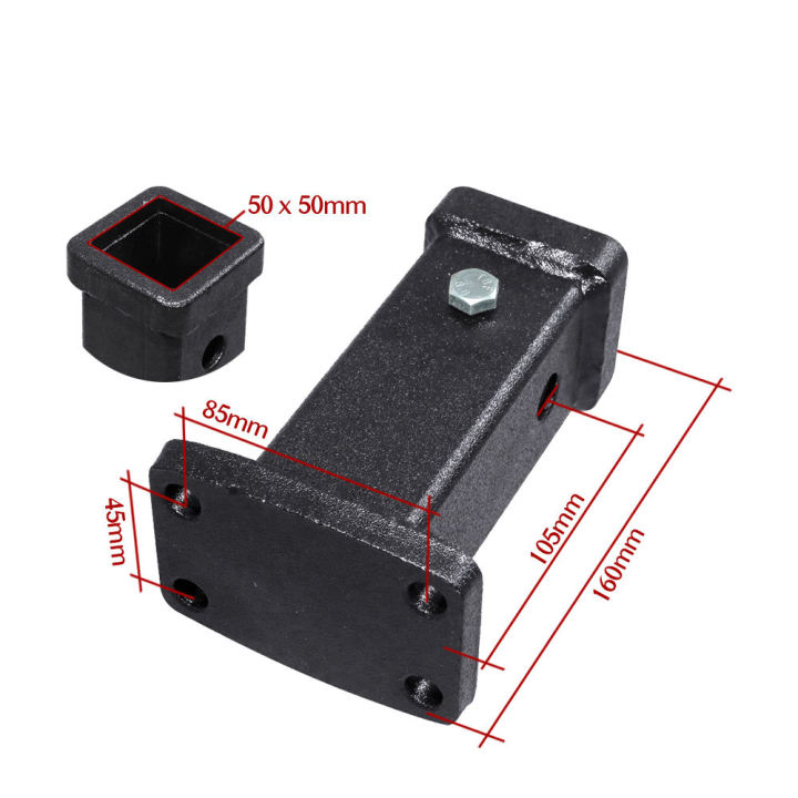 Trailer Tow Hitch Receiver Adapter Reducer Sleeve Convertor for Bike ...