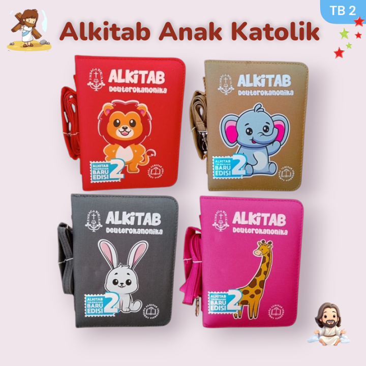 Alkitab Anak Katolik Deuterokanonika Lengkap Tas Mini Kecil Sekolah ...