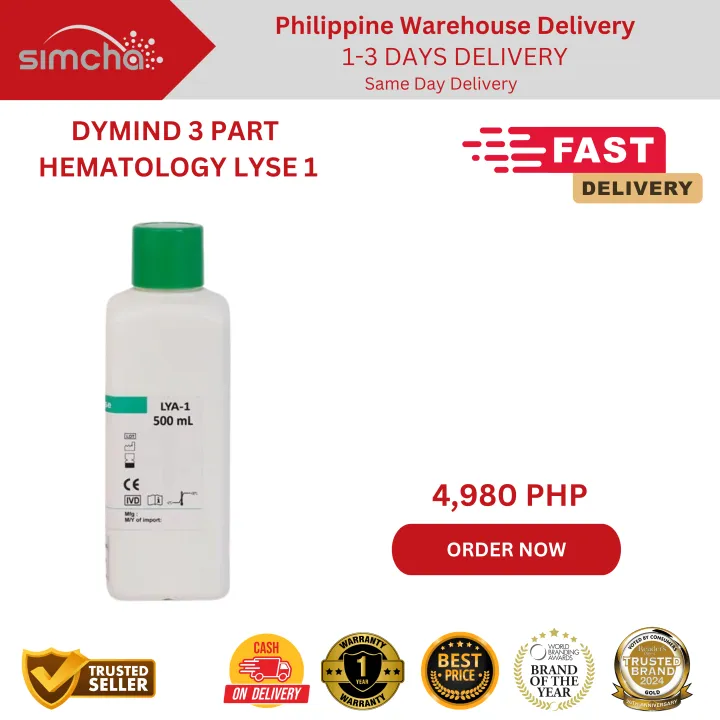 DYMIND LYSE 1 FOR 3 PART HEMATOLOGY TEST | Lazada PH