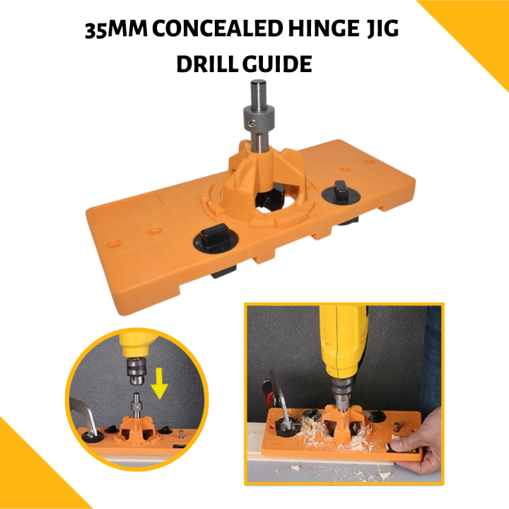 35mm Concealed Hinge Jig Drill Guide Set Tools | Lazada PH