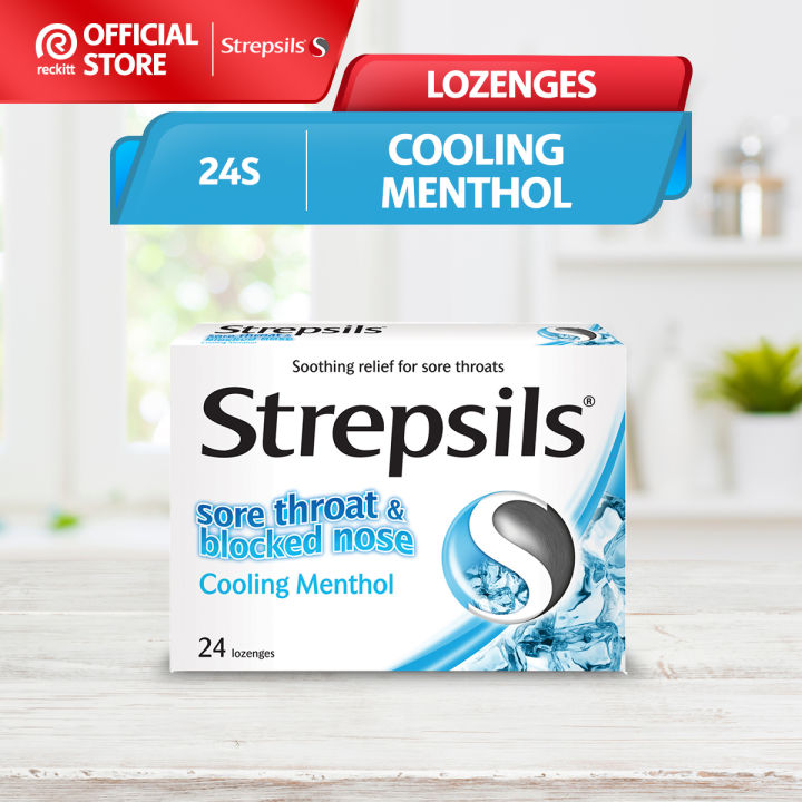 Strepsils Cool 24s Throat Relief Lozenges | Lazada