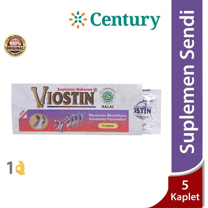 Viostin 5 Kaplet / Suplemen / Sendi / Suplemen Tulang / Suplemen Sendi ...