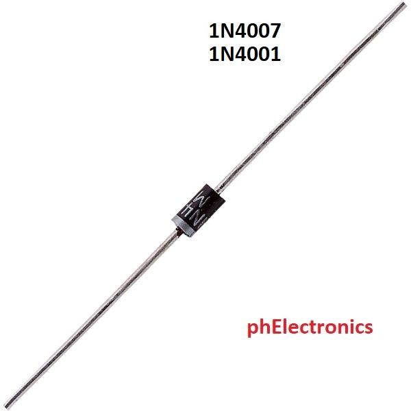 5pcs 1N4007 Diode Rectifier diode 1n4007 1n4001 | Lazada PH