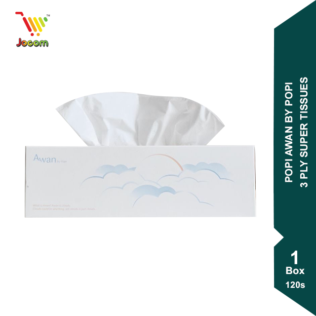 Popi Awan by Popi 3 ply Super Tissues (1 Box 120's) | Lazada