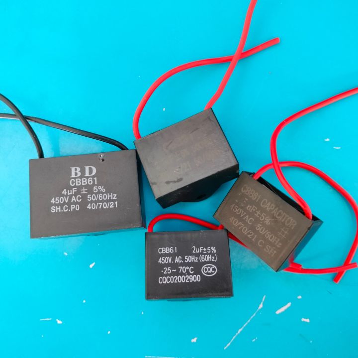 BM CAPACITOR 1.5UF/2.0UF/2.5UF/4.0UF 450V | Lazada