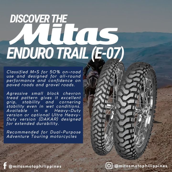 Mitas Enduro Trail+ Tires (E07+ before) | Lazada PH
