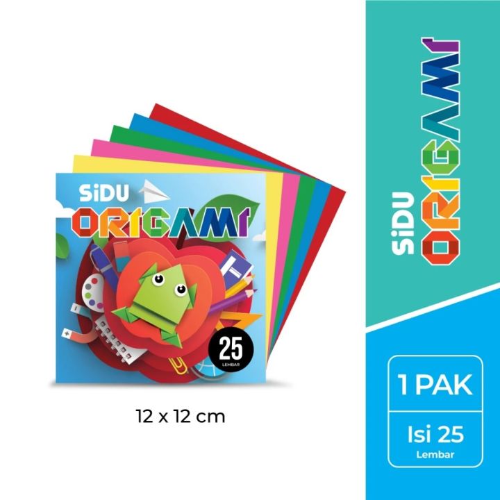 SiDU Kertas Origami 12 x 12 cm - 25 Lembar | Kertas Origami | Lazada ...