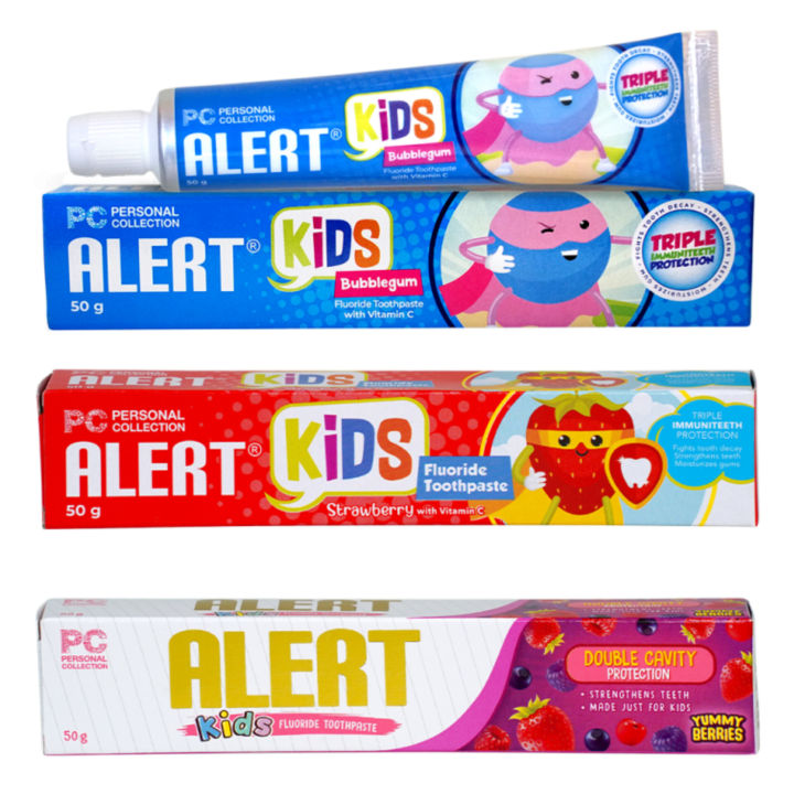 PC Alert Kids Fluoride Toothpaste 50g | Lazada PH