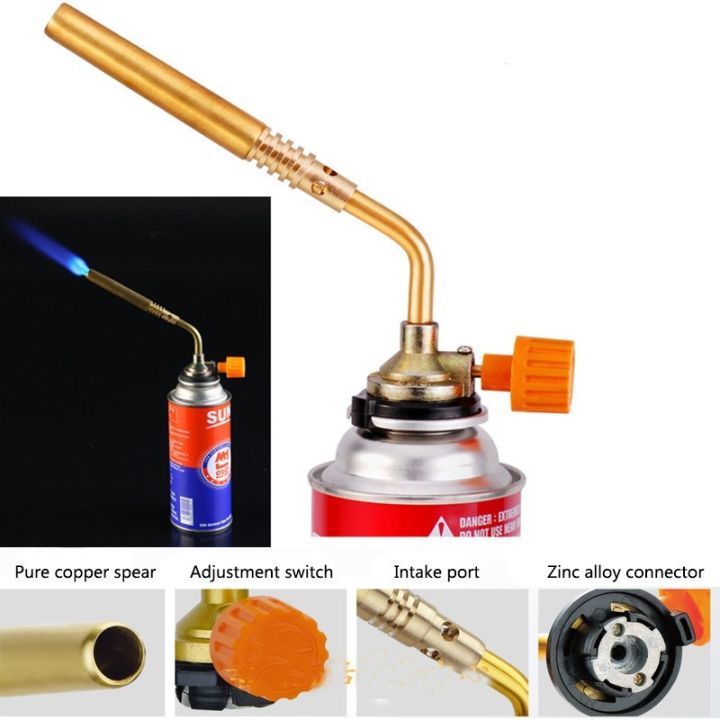 Butane Torch Portable Gas Flame Burner for Outdoor BBQ Grill Camping ...