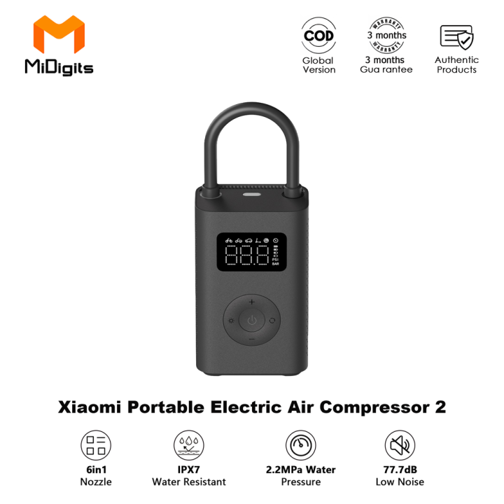Xiaomi Portable Electric Air Compressor 2 Xiaomi Air Pump 2 5V 150PSI ...