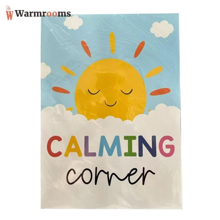 12 Calming Corner Posters For Classroom Feelings Wheel Poster Calm Down ...