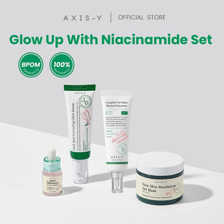 AXIS-Y - Glow Up With Niacinamide Set (Glow Serum, Spot Treatment ...