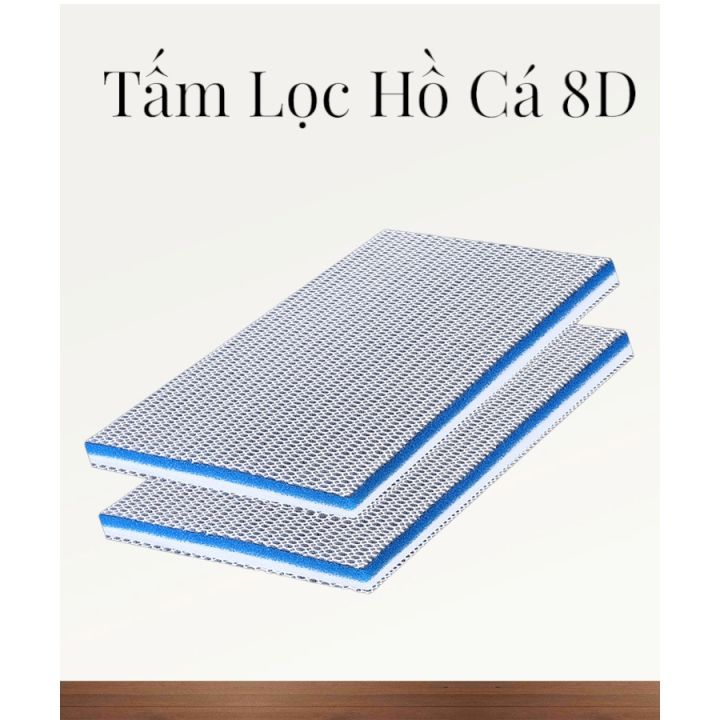 Bông Lọc 8D Thế Hệ Mới Bông Lọc Nước Bể Cá Lọc Thô + Lọc Mịn Sạch Bẩn ...