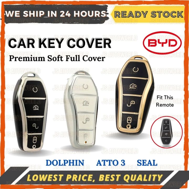BYD Dolphin Atto 3 Key Cover TPU Car Remote Protective Holder Cover Key ...