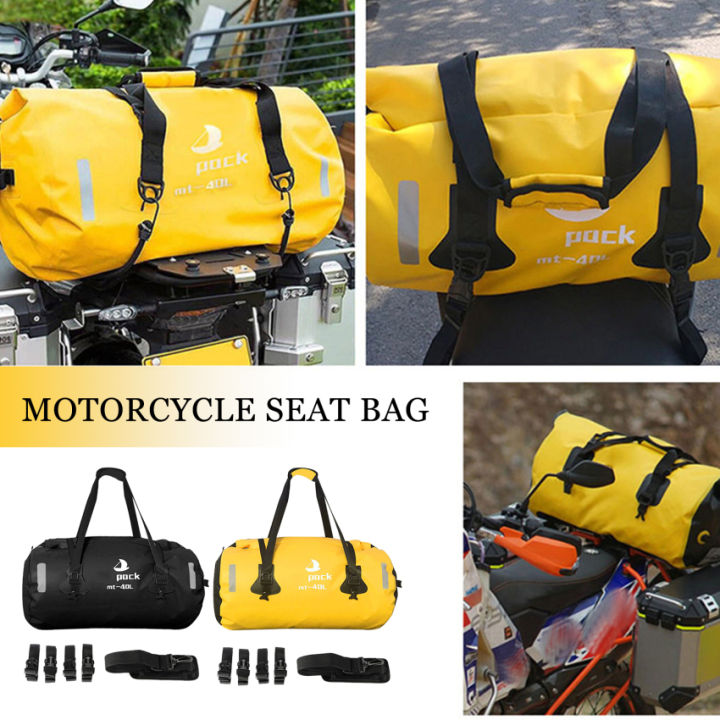 ⭐️【High Quality+In Stock】⭐️Motorcycle Waterproof Tail Bag Travel ...