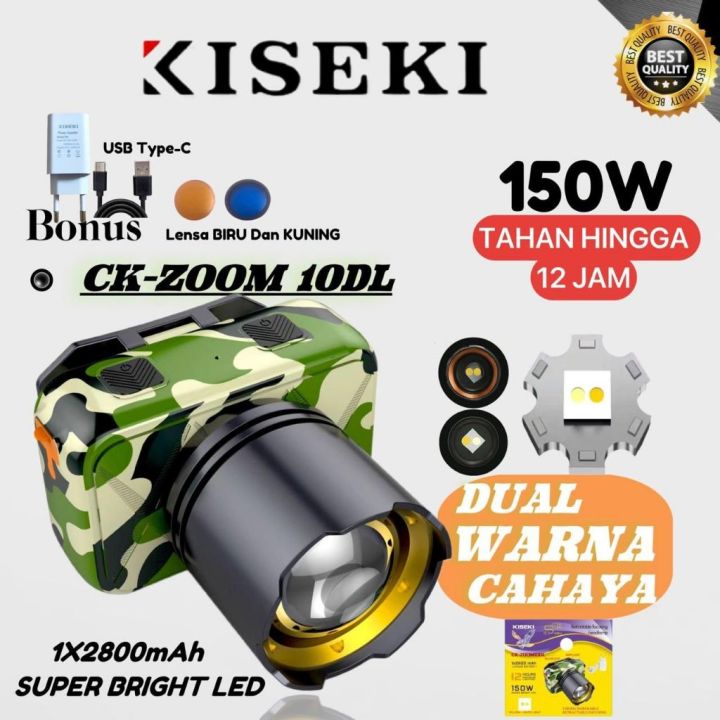 Kiseki Senter Kepala Zoom 150/200/250/300Watt Senter Kepala Zoom ...