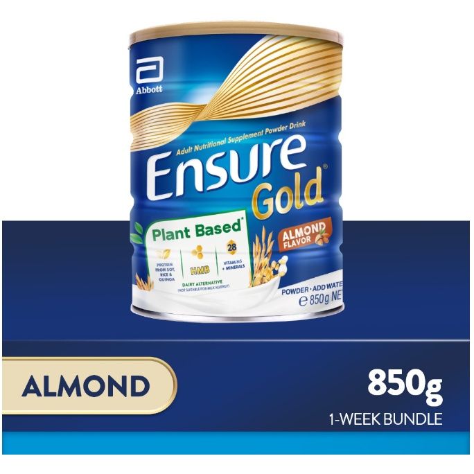 Ensure Gold HMB Plant Based Almond 850g For Adult Nutrition- feb 2024 ...