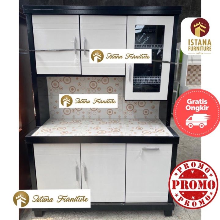 PROMO MURAH ! LEMARI PIRING RAK PIRING LEMARI SAYUR 3 PINTU MINIMALIS ...