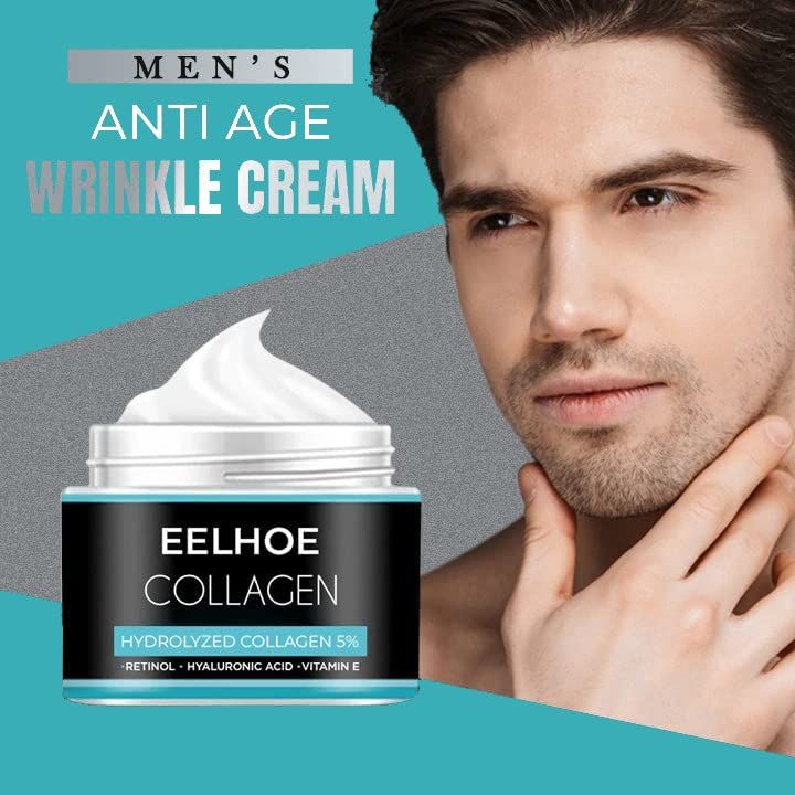 MEN ANTI AGING CREAM EELHOE Collagen Cream, Men's Age Rewind Wrinkle ...