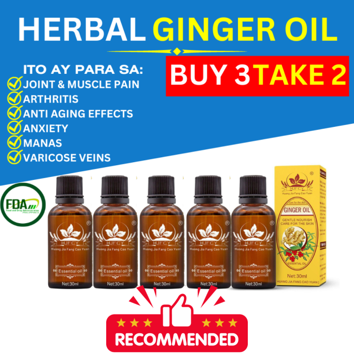 Original Miracle Ginger Oil 100% Authentic Good for Rayuma Arthritis ...