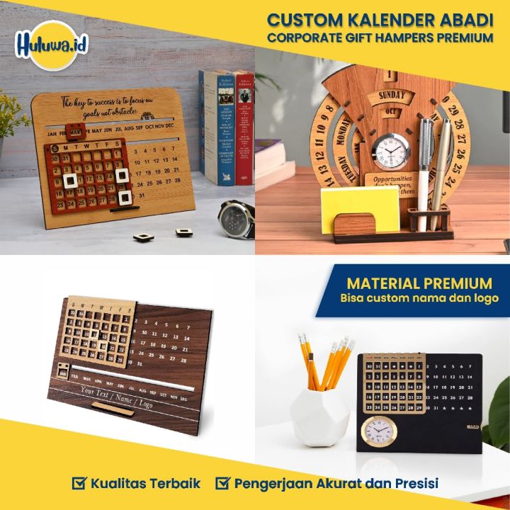Custom Kalender Abadi / Corporate Gift Hampers Premium Set / Souvenir ...