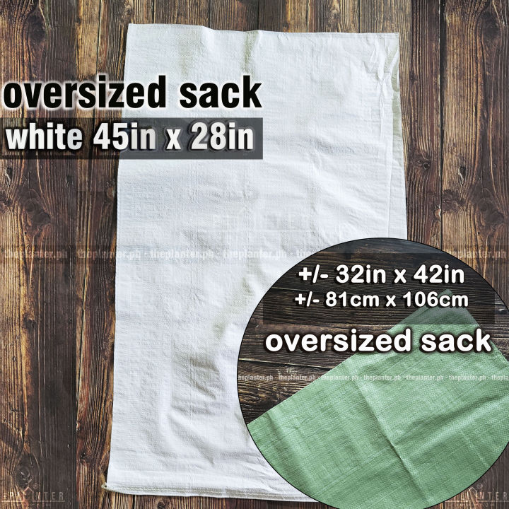 SAKO OVERSIZE XXL ( NEW ) (up to 70 KILOS.) UKAY UKAY SACK WHITE sako ...