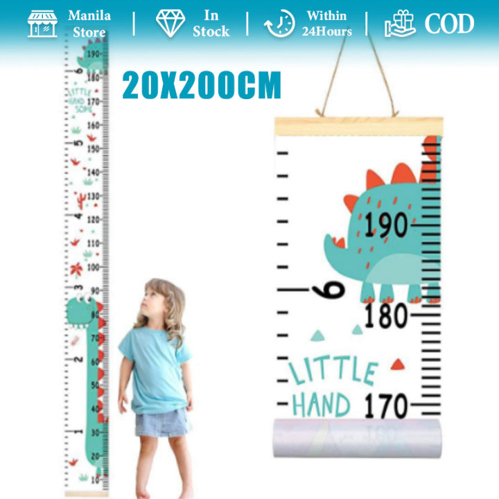 Growth Chart for Kids, Canvas Height Chart Ruler Canvas Removable Growth Height Chart | Lazada PH