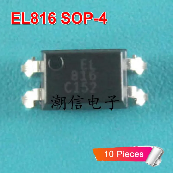 ชิป EL816 EL 816แบบจุ่ม-4 SOP-4 DIP SMD Photocoupler 10ชิ้น/ล็อตของแท้ใหม่ | Lazada.co.th