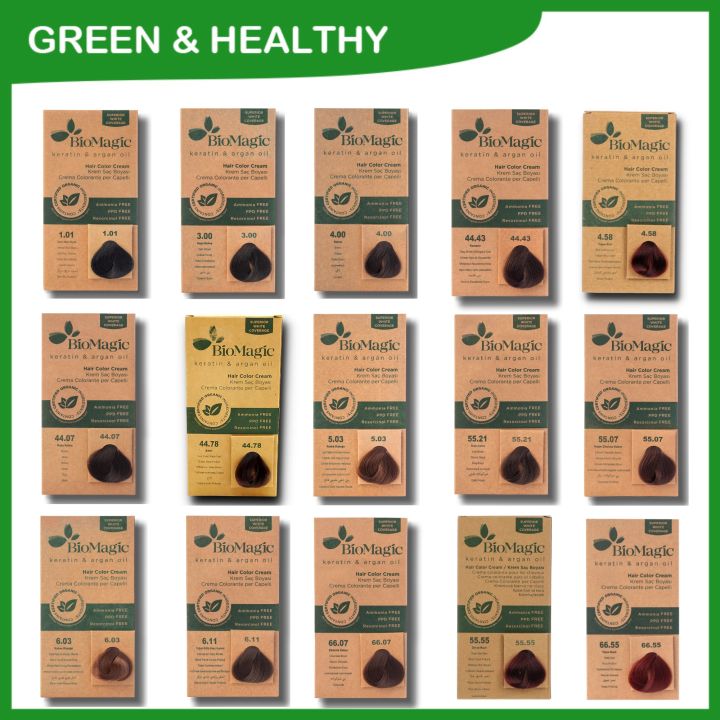 Biomagic Organic Hair Colour Cream | Lazada