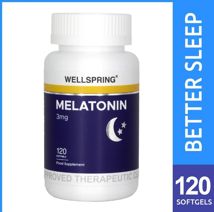 WELLSPRING Melatonin 3mg 120 Softgels | Lazada PH