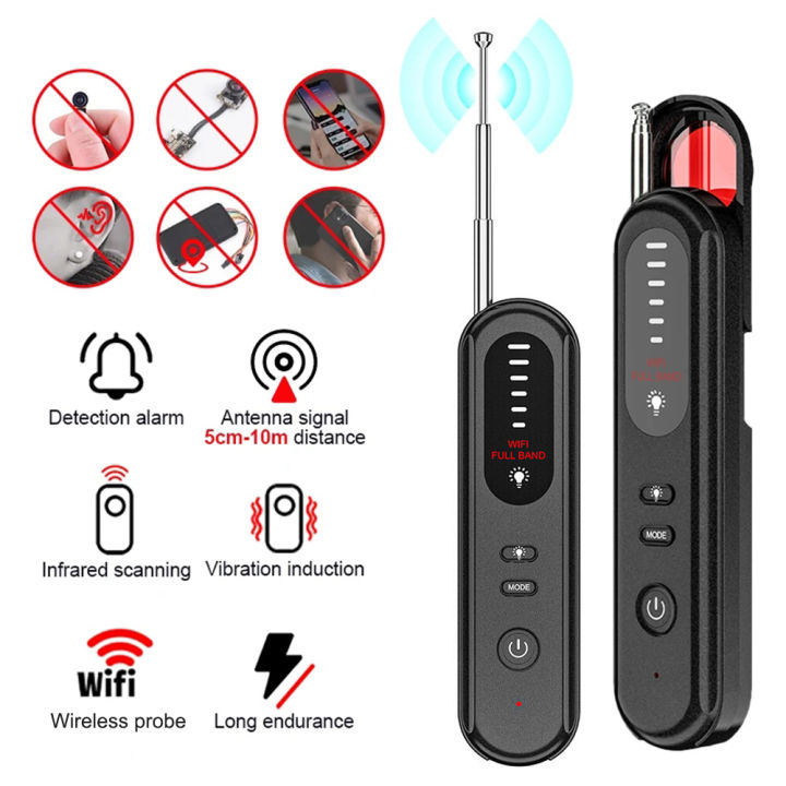 Hidden Camera Detector Anti Spy Bug Listening Device Gps Tracker Detectors Bug