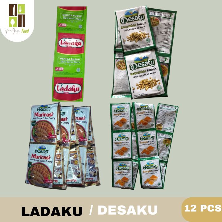 Ladaku Merica Bubuk / Desaku Ketumbar Bubuk / Bumbu Marinasi / Kunyit ...