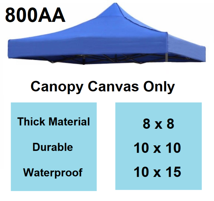 8x8 / 10x10 / 10x15 Canvas Only Market Canopy / Kanvas Kanopi / Kain ...