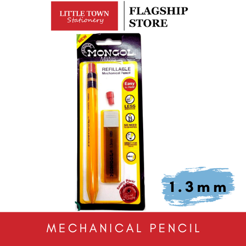 Mongol Mates Refillable Mechanical Pencil Set Drawing Sketching Pencils ...