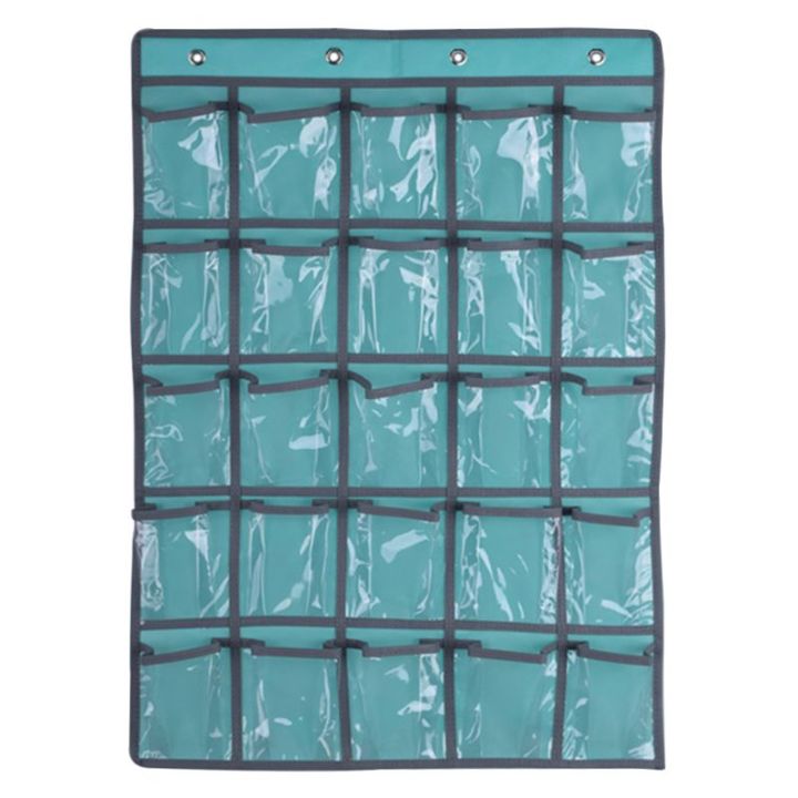 25 Clear Pockets Classroom Pocket Chart For Teacher Cell Phones Holder ...