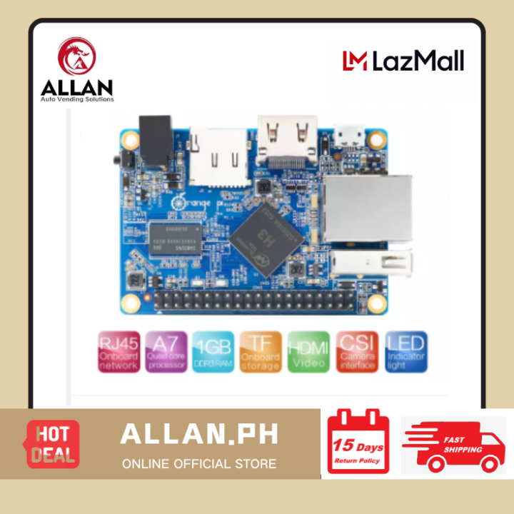 Orange Pi One Chip Board H3 Quad-Core ,Support Android, Ubuntu, Debian ...