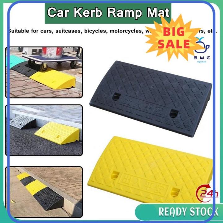 ⭐ [100% ORIGINAL] ⭐ 【COD】Car Kerb Ramp Mat Curb Ramp Pad Heavy Duty ...