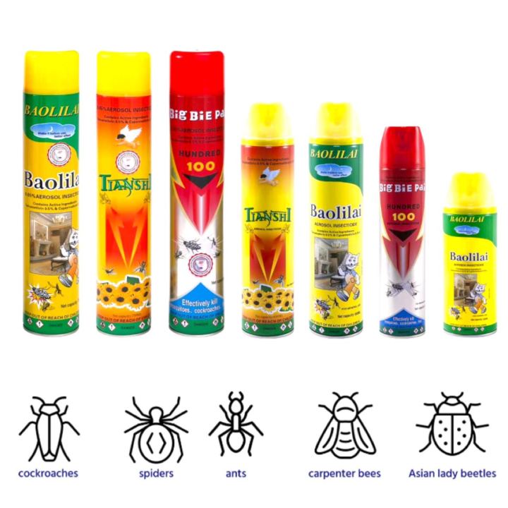Original Baolilai/Tianshi/Big Bie Pai Aerosol Insecticide Spray,insect ...