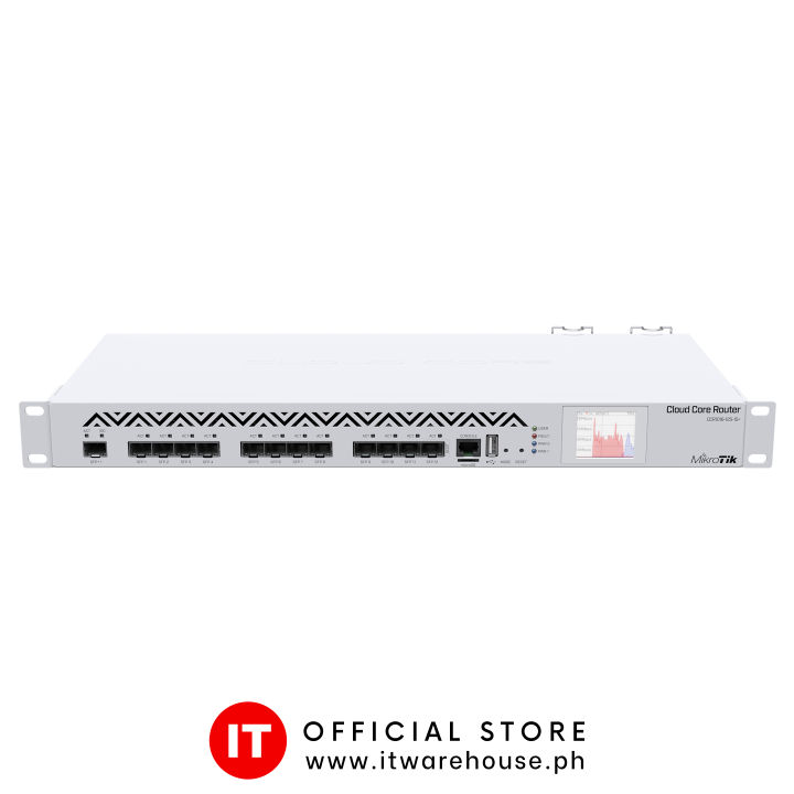 MikroTik CCR1016 12S 1S+ – 16 Core Enterprise Router, 12 SFP Ports, 1 ...
