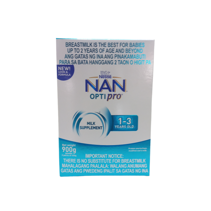 NAN OptiPro Three Infant Formula For 1-3 Years Old 900g | Lazada PH