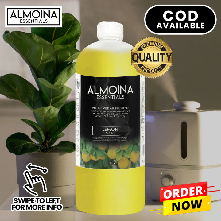 1L Lemon Premium Water Based Essential Oil Long-Lasting Scent for ...